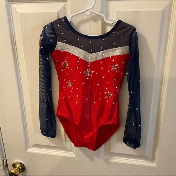 Source Unknown | One Pieces | Red And Blue Starry Kids Costume | Poshmark